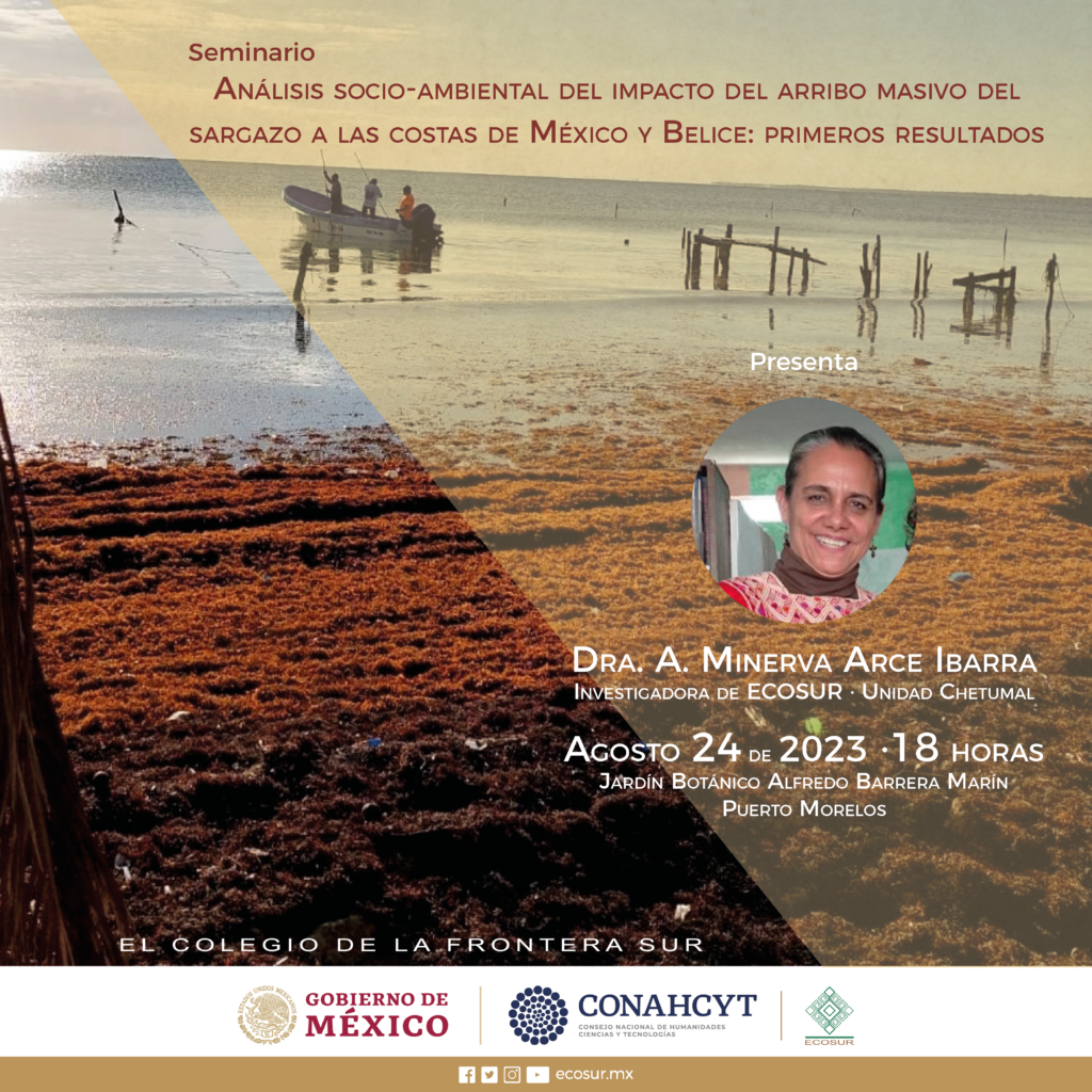 Seminario "Análisis socio-ambiental del impacto del arribo masivo del sargazo a las costas de ...