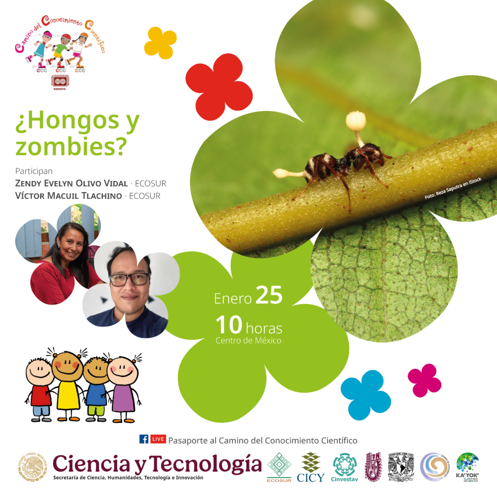 Plática del PCCC con el tema "Hongos y zombies? - Portal de El Colegio ...